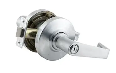 Satin Chrome Finish Jupiter Lever Design Schlage commercial ...